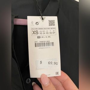 Zara | Dresses | Zara Xs Black Tiered Midi Dress | Poshmark